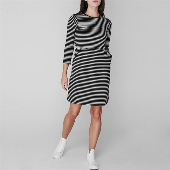 Joules | Dresses | Joules Emilie Striped Navy White Dress Us Size ...